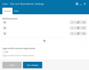 Stressdialogen - läs mer- lista - komponentbibliotek
